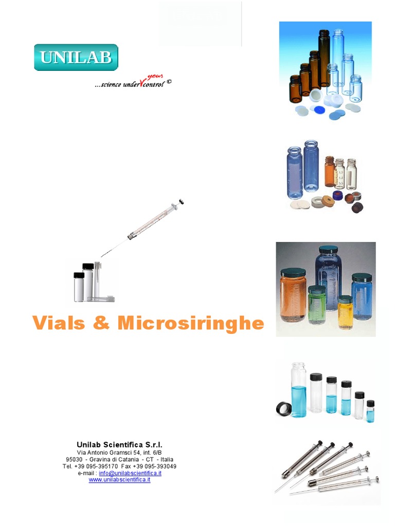 Unilab Catalogo Vials | PDF | Business