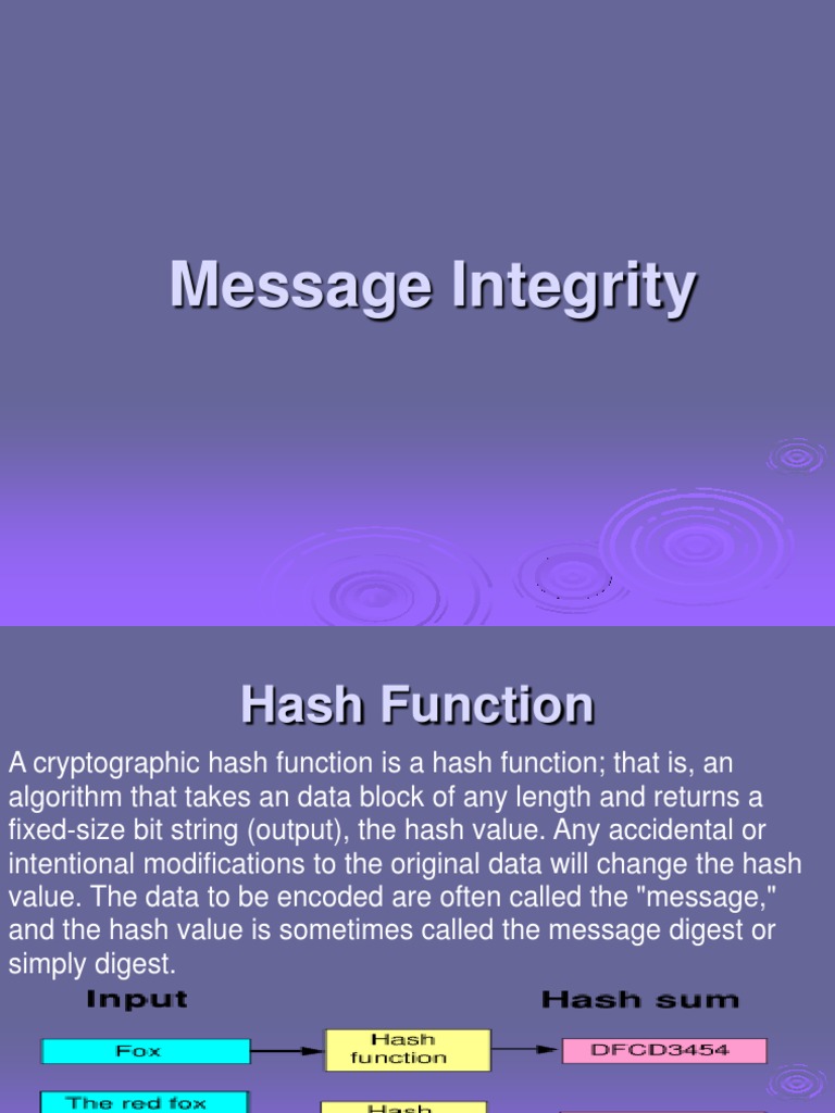 Hash Vs MAC | PDF | Algorithms And Data Structures | Fault Tolerance