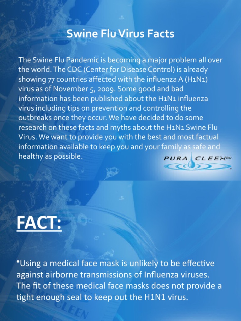 Swine Flu Facts-V2 | PDF | Swine Influenza | Influenza A Virus Subtype ...