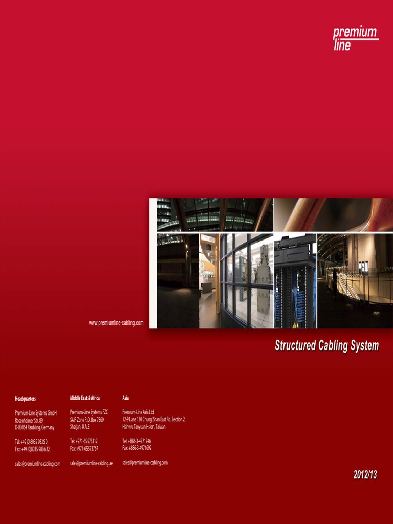 Premium Line Product Catalog Small | PDF | Coaxial Cable | Fiber To The X