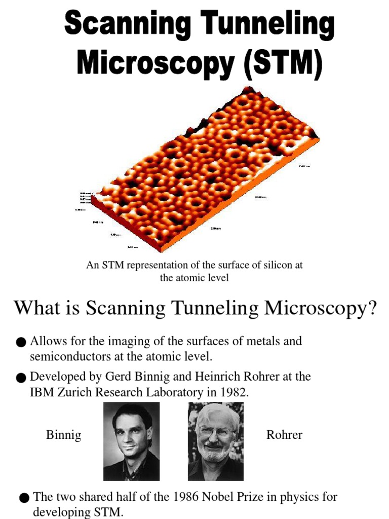 Scanning Tunneling Microscopy (STM) | Scanning Tunneling Microscope ...