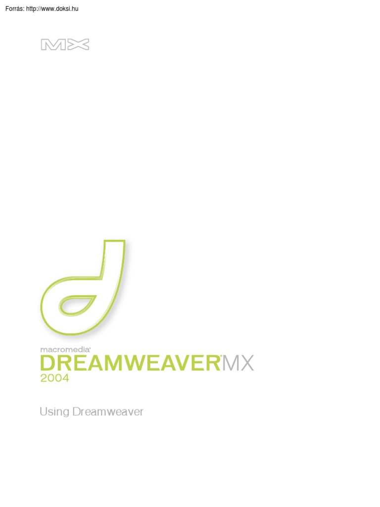 Using Dreamweaver MX 2004 | PDF | Dynamic Web Page | Java Server Pages