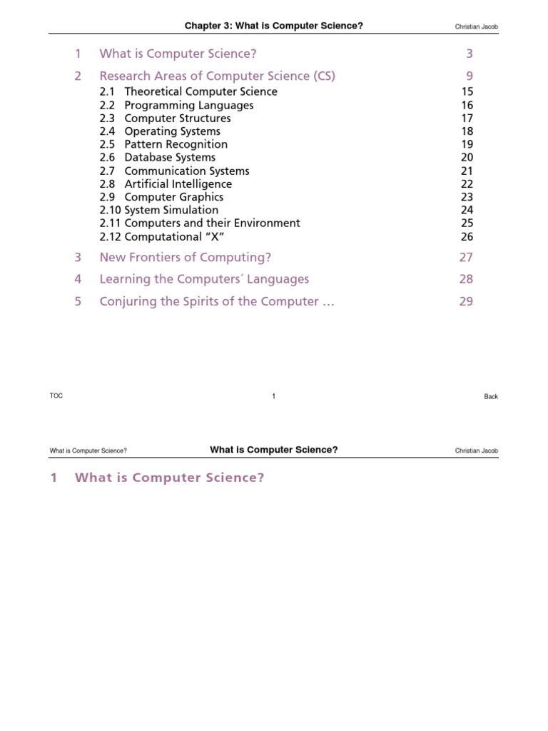 Computer Scince | PDF | Computer Science | Simulation