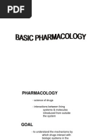 Introduction to Basic Pharmacology | PDF | Pharmacology | Pharmacokinetics