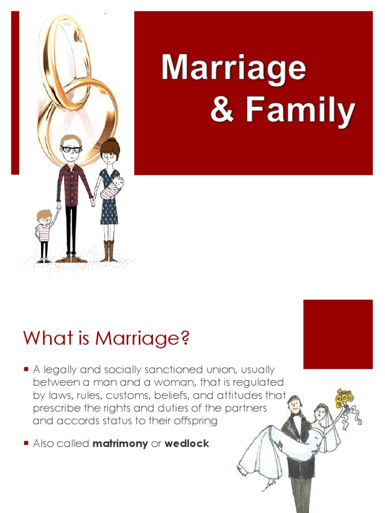 PPT | Marriage | Family