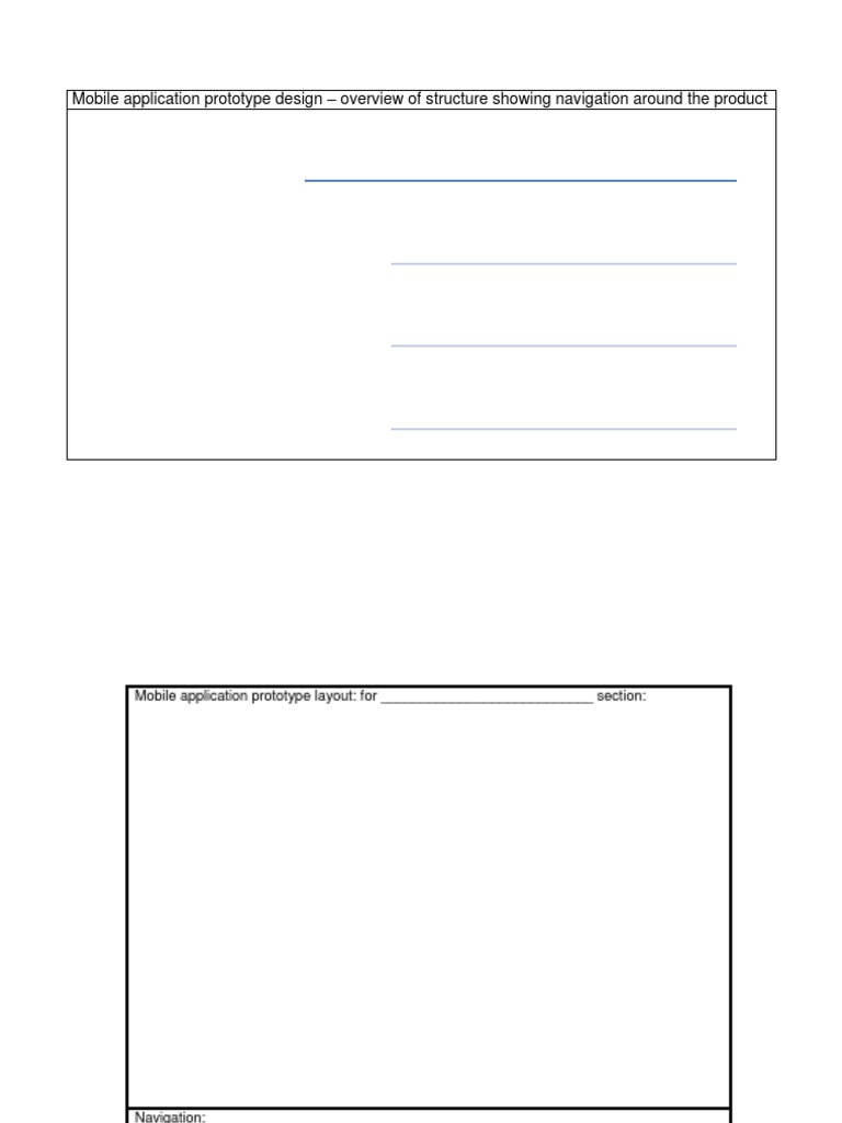 Prototype Storyboards | PDF