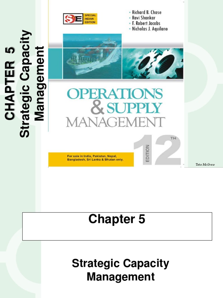 Strategic Capacity Management | PDF | Capacity Utilization | Demand