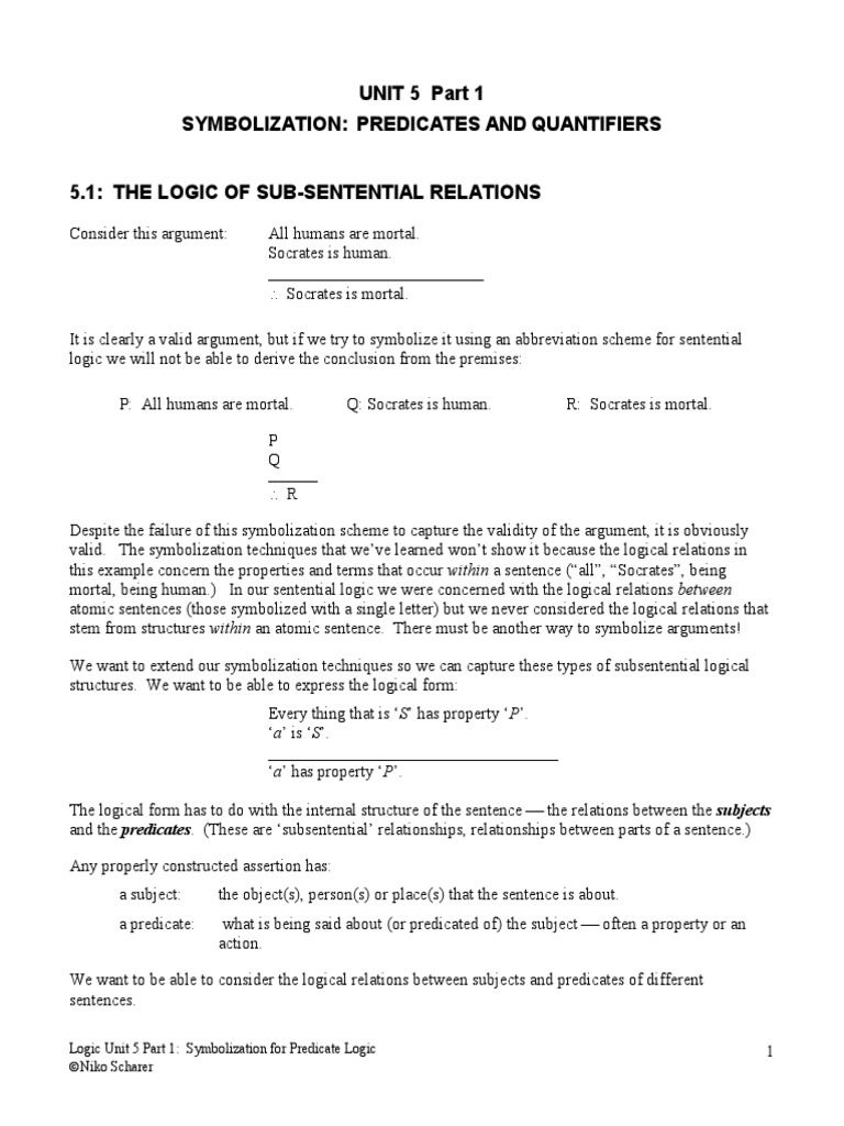 Unit 5 Part 1 2013 | PDF | Logic | Validity