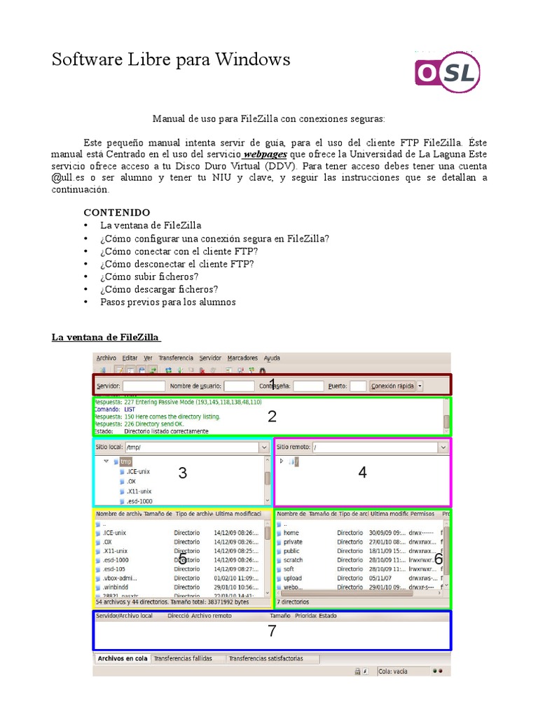 File Zilla | Descargar gratis PDF | Servidor (Computación) | Software ...