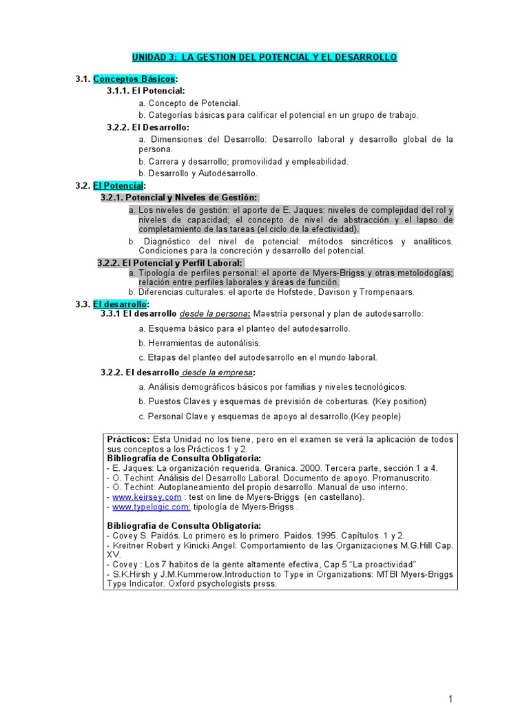 El Potencial Elliott Jaques Myers Briggs | PDF | Toma de decisiones ...