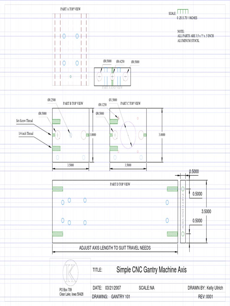 CNC Gantry 101 Plans | PDF