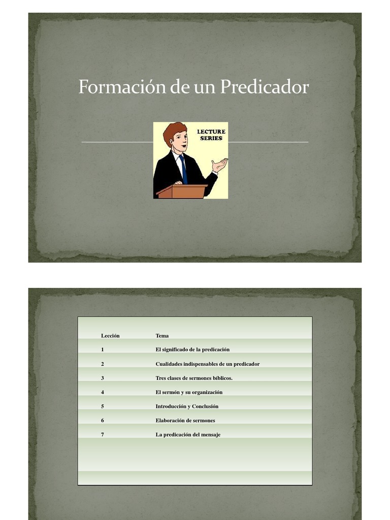 Clase Predicaciones | PDF | Evangelización | Biblia