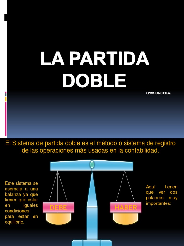 Partida Doble | PDF | Contabilidad | Dinero