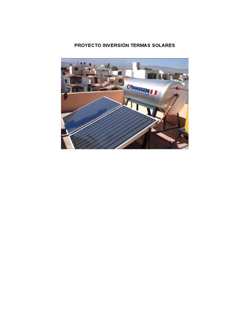 Terma Solar | PDF | Energía solar | Luz de sol