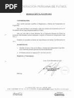 Texto Unico de Bases y Reglamentos Del Sistema Nacional de Campeonatos Copa Peru 2023 - Aprobado ...