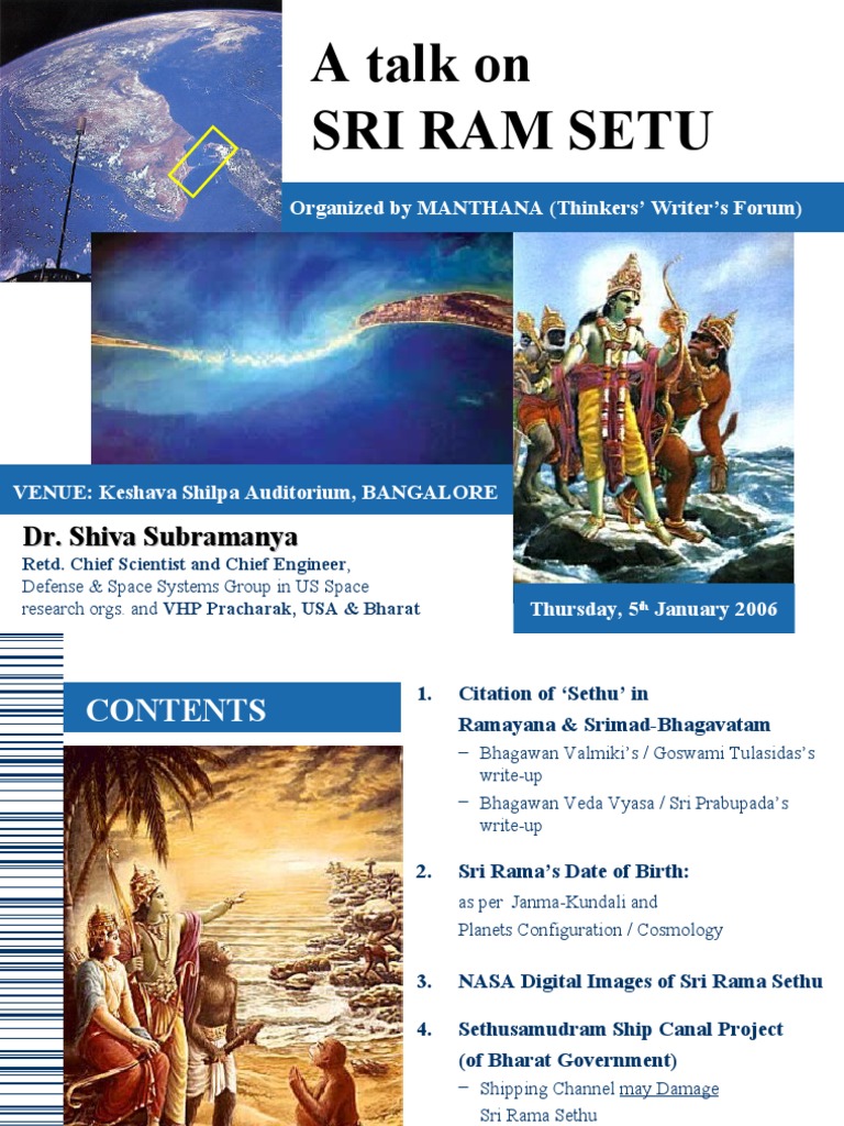 Rama Setu Final 2006 | PDF | Hindu Mythology | Nature