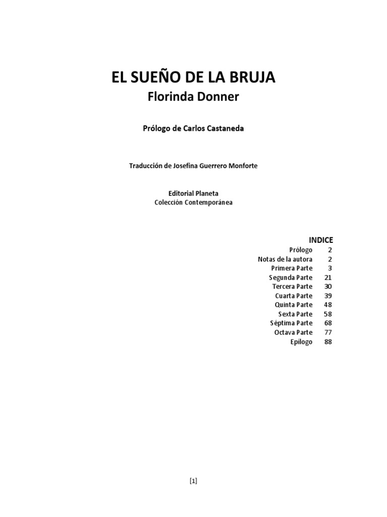 El Sueño de La Bruja | PDF | Brujería | Medicina
