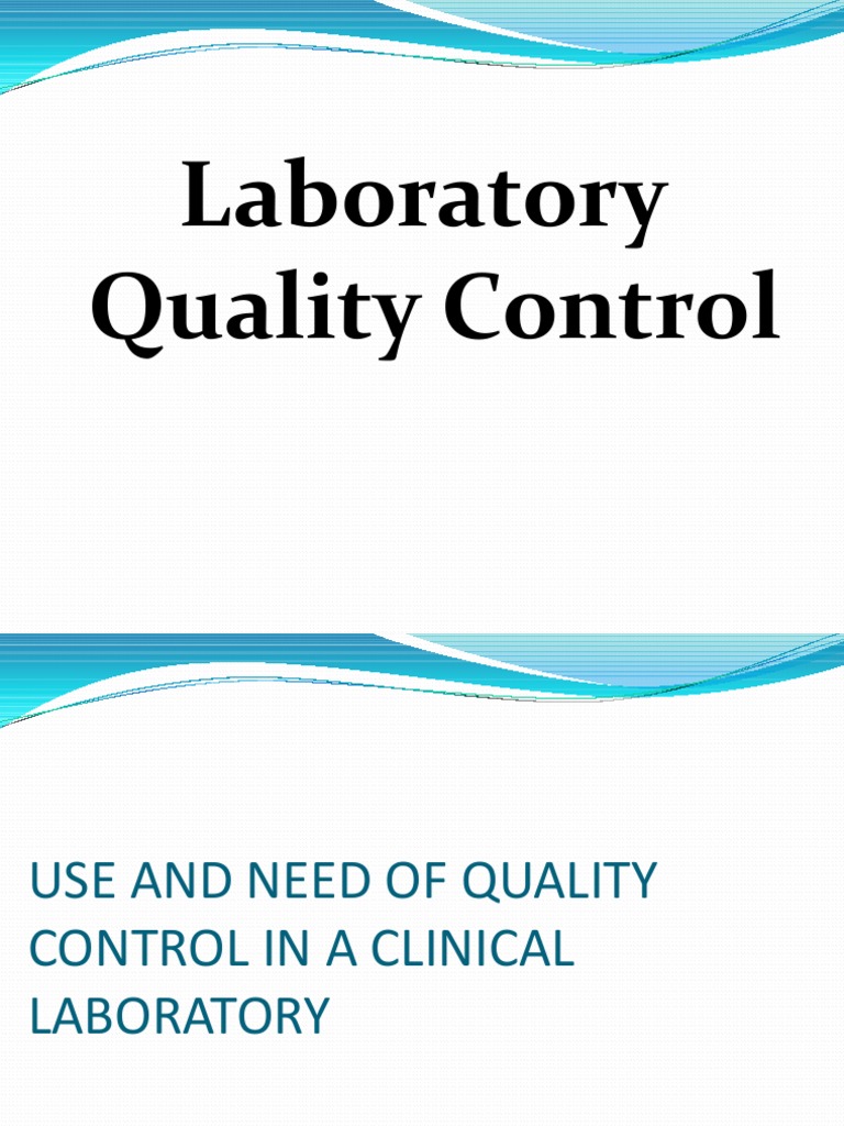 Laboratory Quality Control | PDF | Observational Error | Quality Assurance