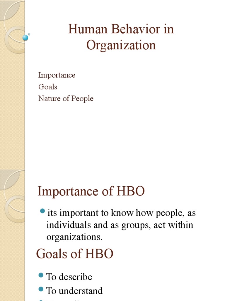 Understanding Human Behavior in Organizations | PDF | Motivation ...