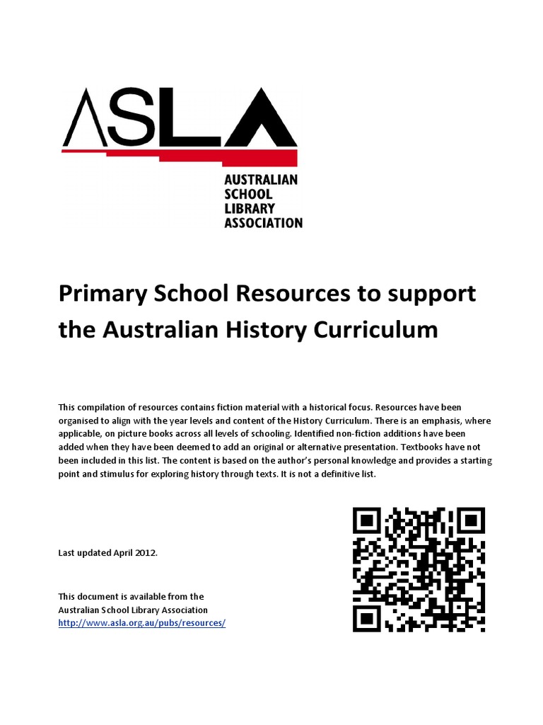 Primary School Resources To Support The Australian History Curriculum ...