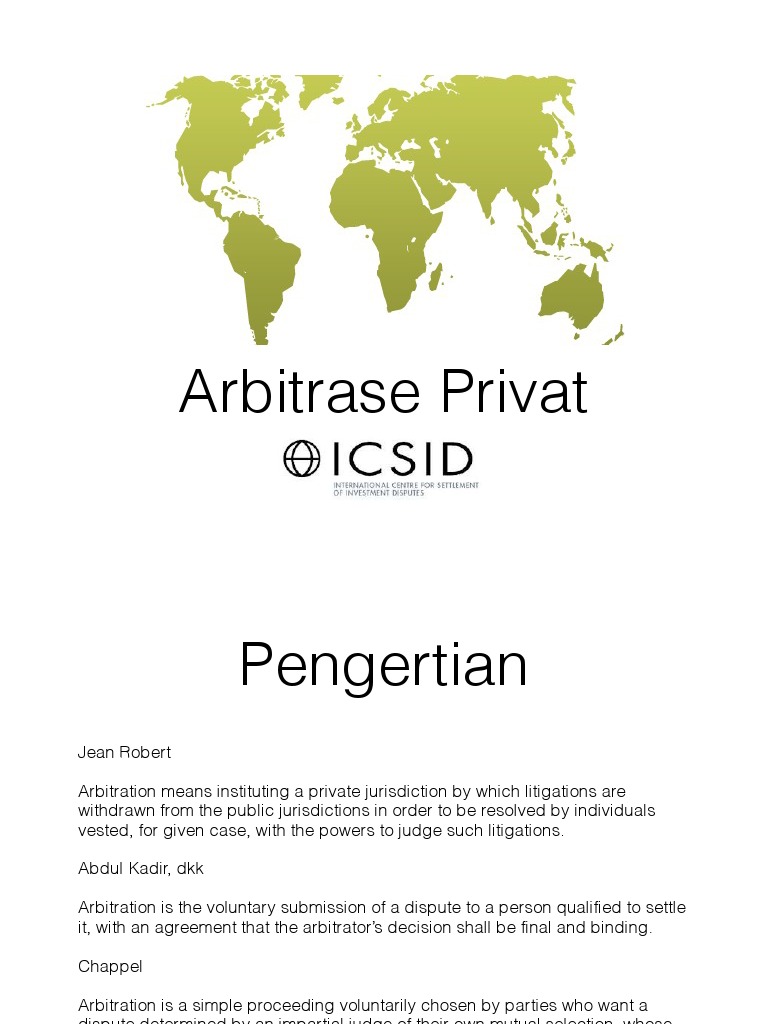ICSID | PDF | Arbitration | Dispute Resolution