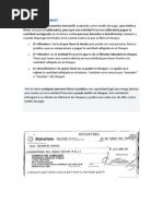 Cheque para Abono en Cuenta | PDF | Cheque | Bancos