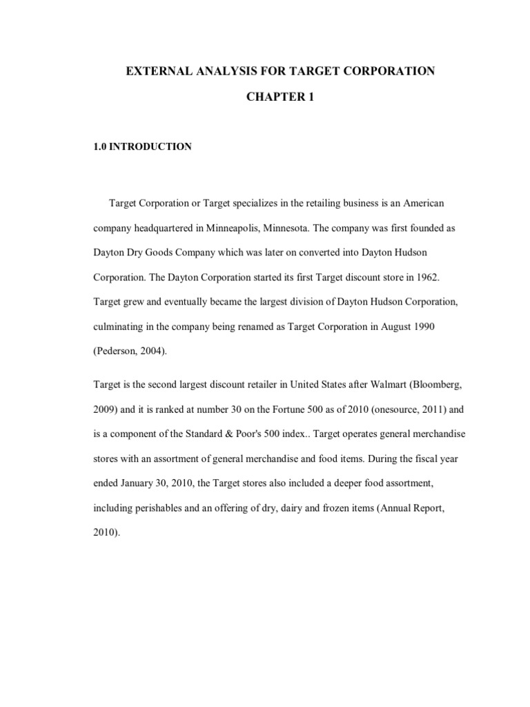 Target Corporation | PDF | Target Corporation | Competition
