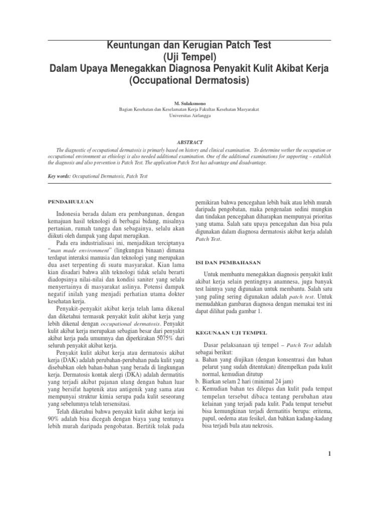 Icdrg Patch Test | PDF