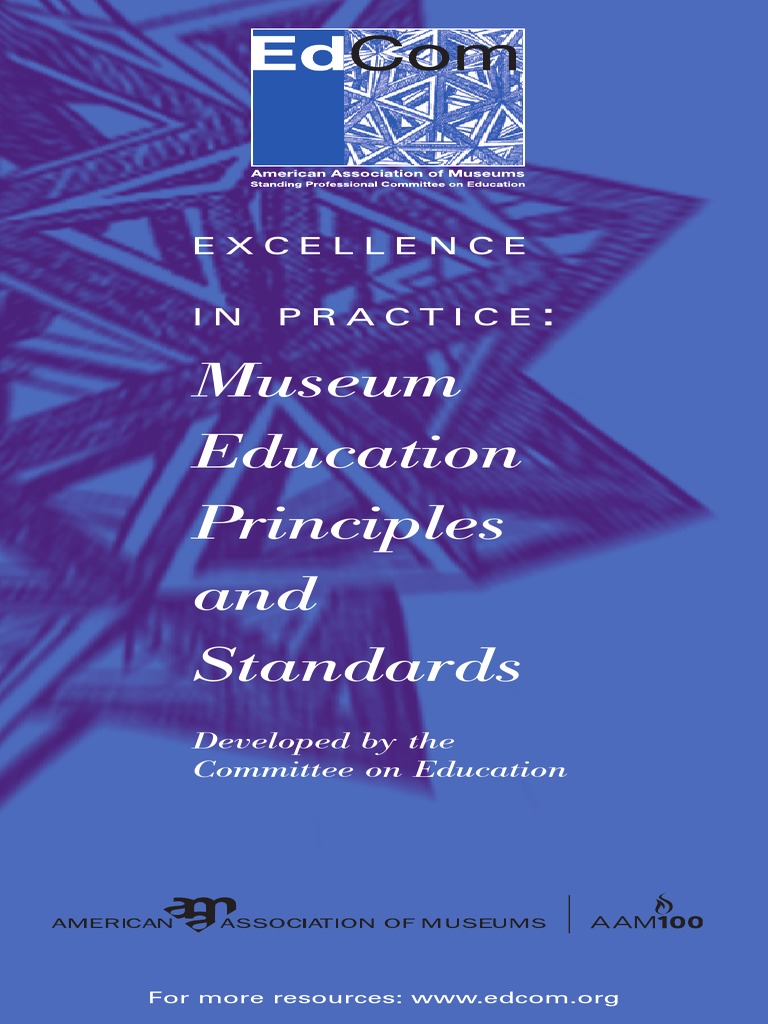Museum Principles & Standards | PDF | Museum | Evaluation