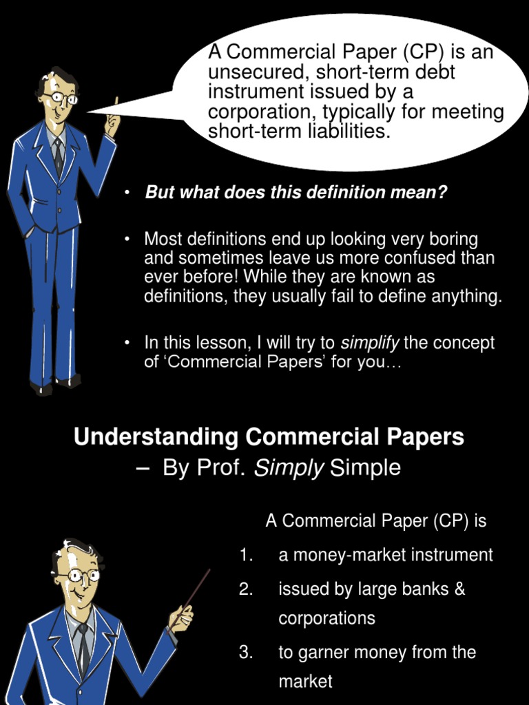 Commercial Papers | PDF | Commercial Paper | Money Market