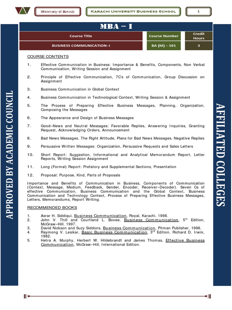 Complete MBA 3 Years Syllabus (Including Electives) | PDF | Supply ...