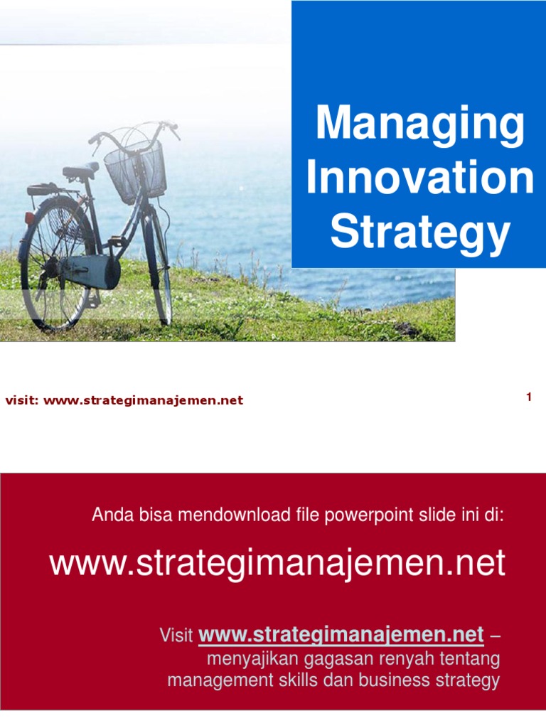 Innovation Strategy | PDF | Innovation | Strategic Management