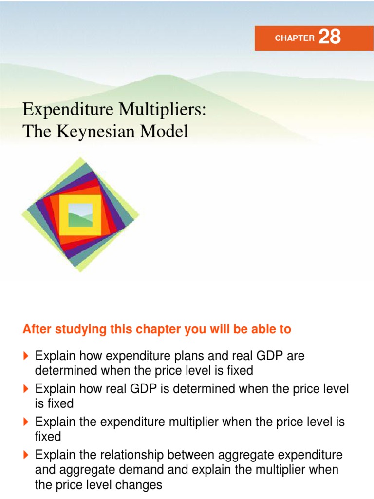CH 28 Expenditure Multipliers The Keynesian Model | PDF | Fiscal ...