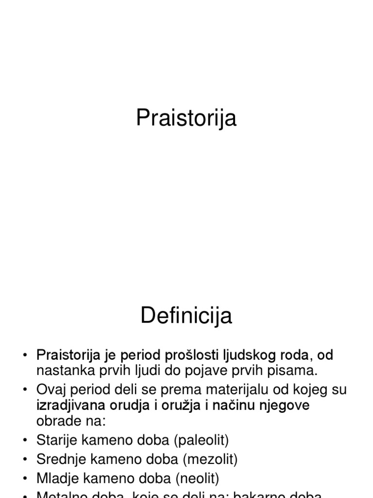 Praistorija | PDF