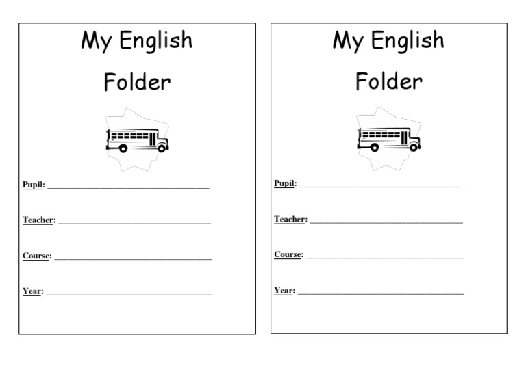 My English Folder My English Folder | PDF | Career & Growth