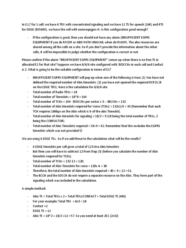 Abis For GSM Telecommunications | PDF | Gsm | Digital Technology