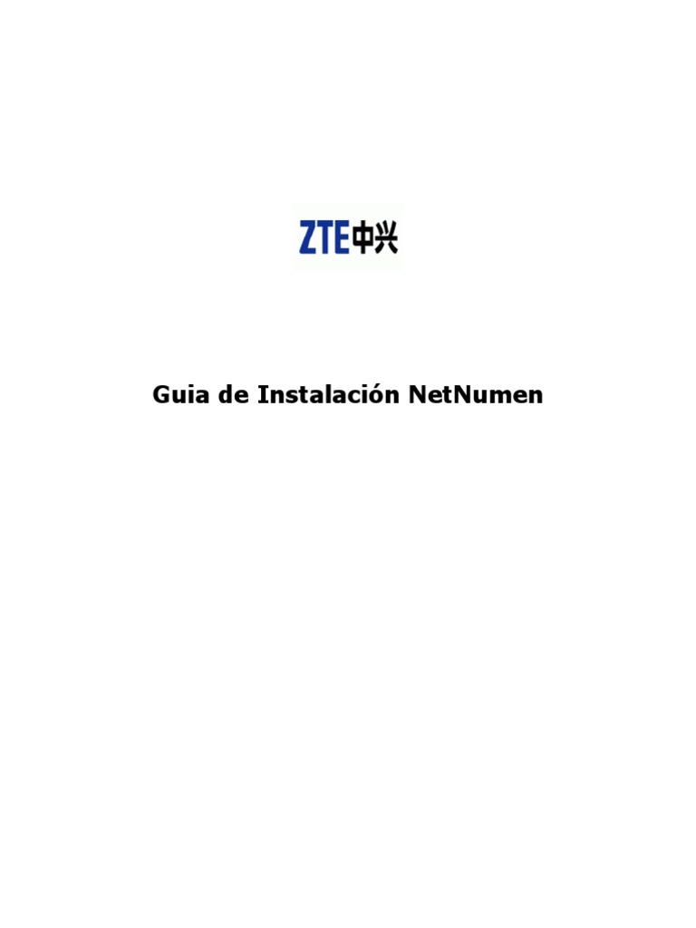Guia DeInstalación - ZTE NetNumen | PDF