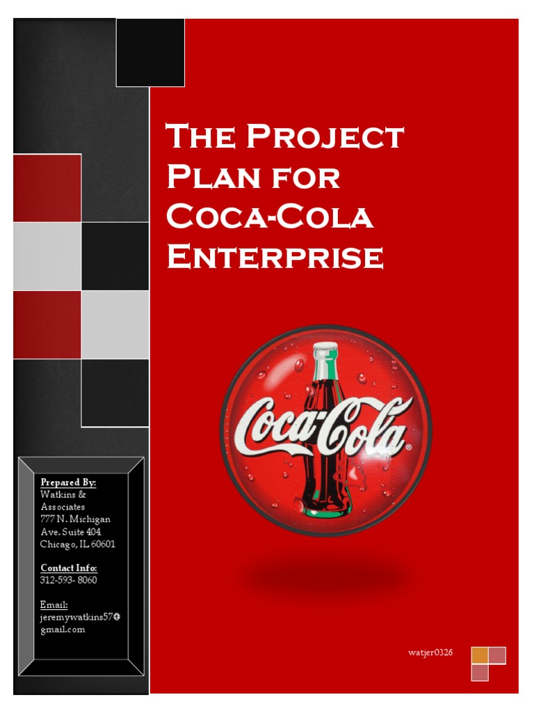 Coca Cola Project Plan | Computer Network | Customer Relationship ...