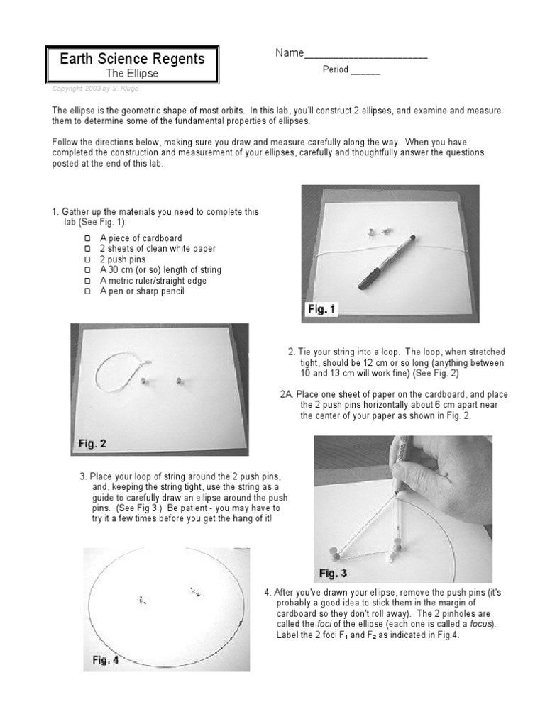 ellipse lab | Ellipse | Celestial Mechanics