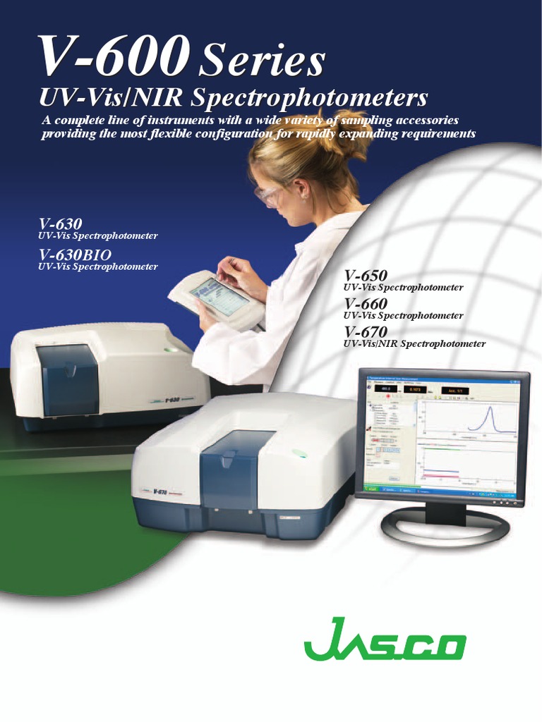 2013 V600 Series Brochure | PDF | Ultraviolet–Visible Spectroscopy | Spectrophotometry