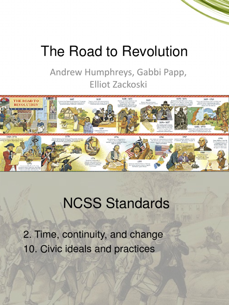 The Road To Revolution Powerpoint | PDF | American Revolution ...