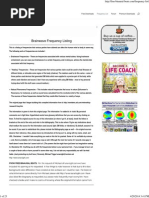 Full Brainwave Frequencies Table | PDF | Neural Oscillation | Trance