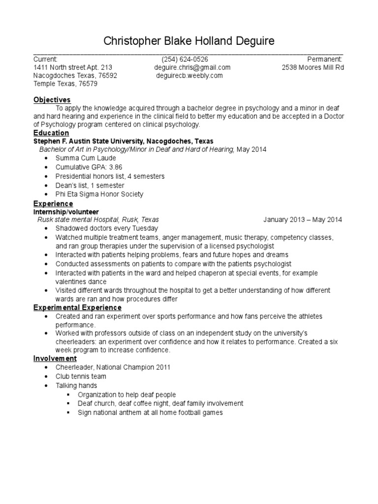 Resume Final | PDF