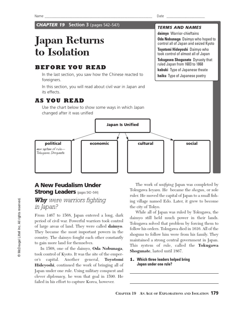 Japan Returns To Isolation | PDF | Japan | Feudal Japan