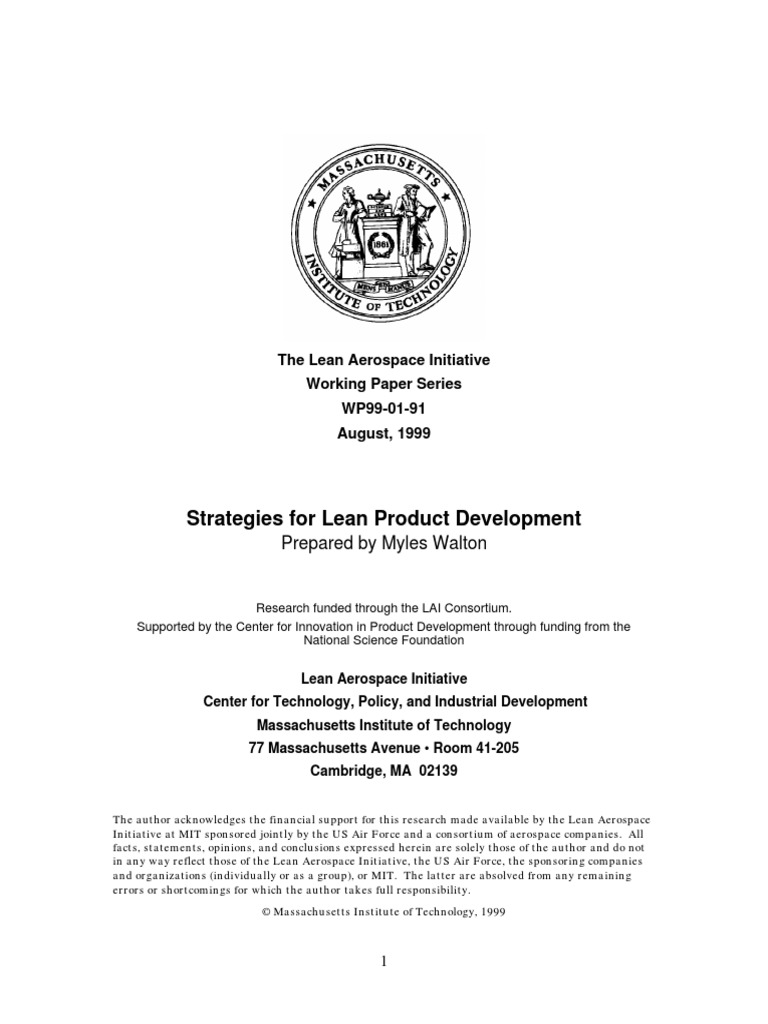 Lean Product Development | PDF | Lean Manufacturing | New Product ...
