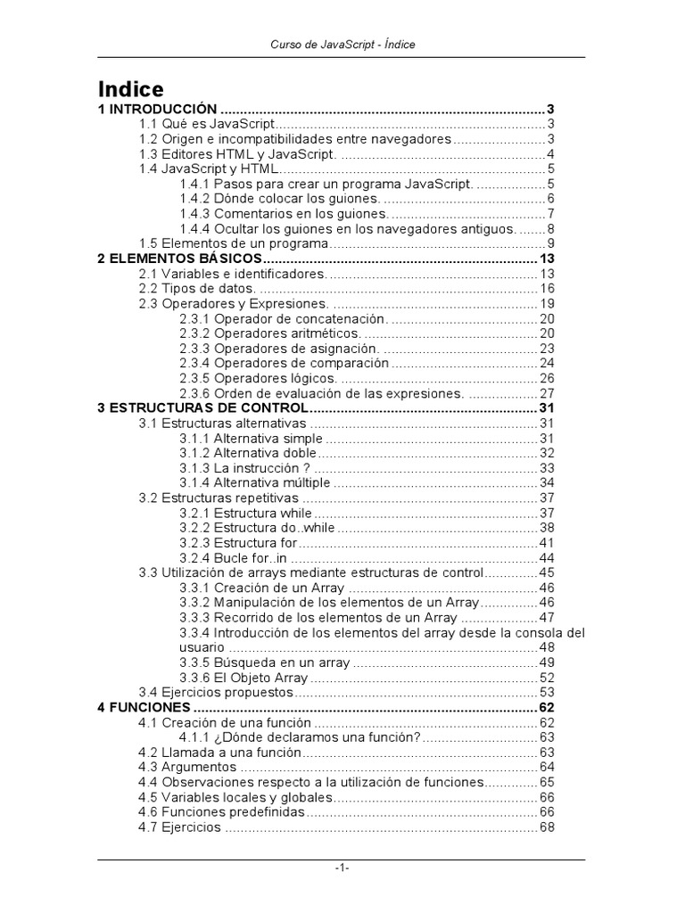 Manual Completo de DHTML y JavaScript | PDF | Script Java | HTML Manual Completo de DHTML y JavaScript | PDF | Script Java | HTML
