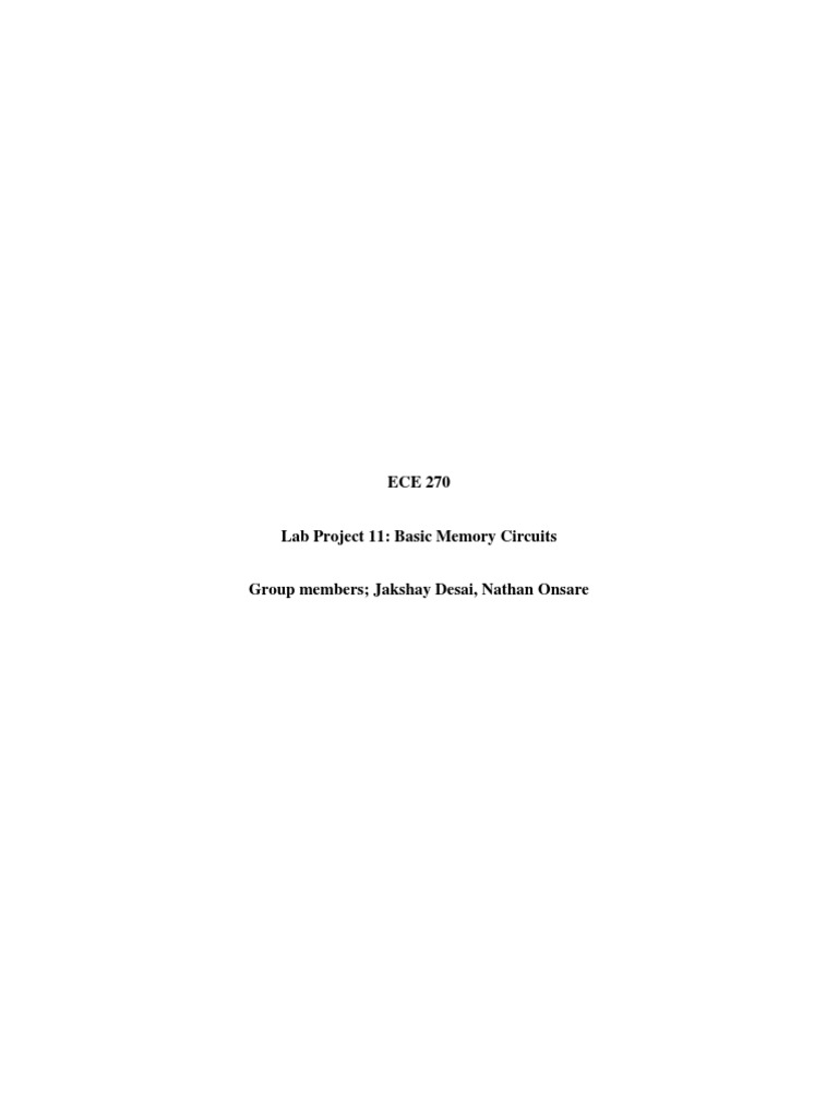 Lab 11 Report | PDF | Vhdl | Digital Electronics