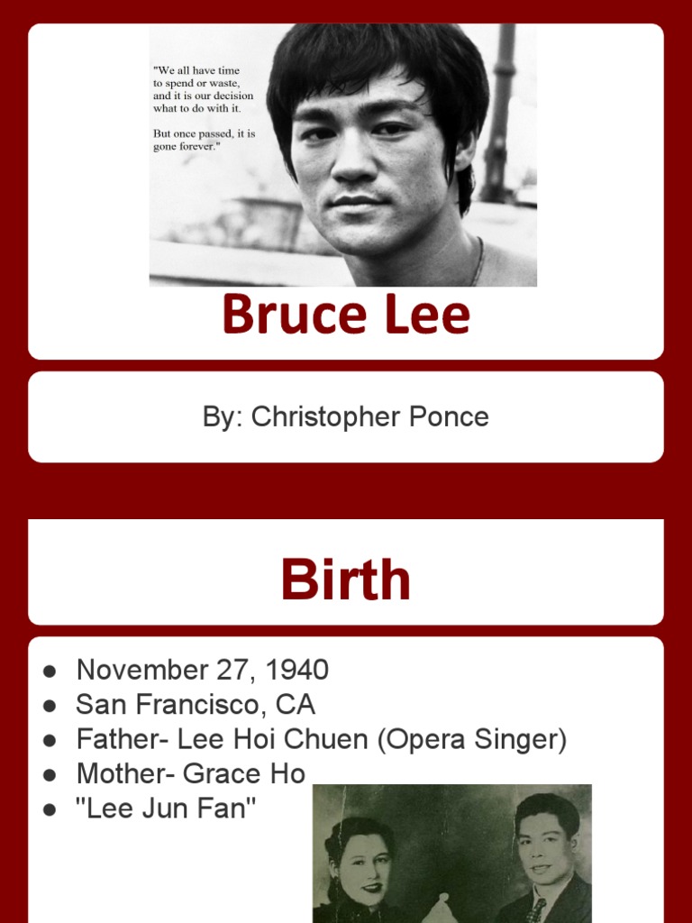 Bruce Lee: Life, Legacy, and MMA Impact | PDF