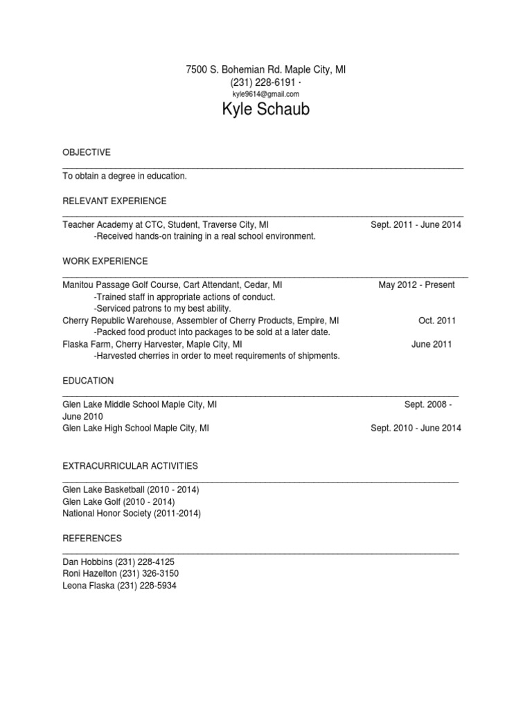 Resume 2 | PDF | Career & Growth | Business