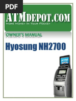ATM Operator Manual After Installation | PDF | Automated Teller Machine | Printer (Computing)
